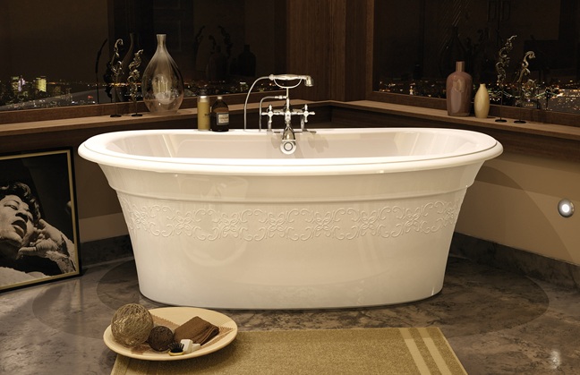 Maax soaker tub, free standing soaker bath tub